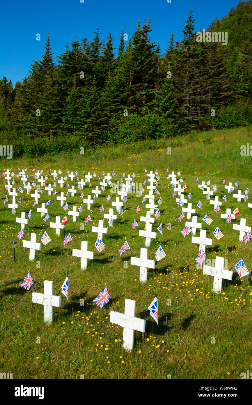 Southern Shore Legion crosses, Ferryland, Newfoundland and Labrador ...