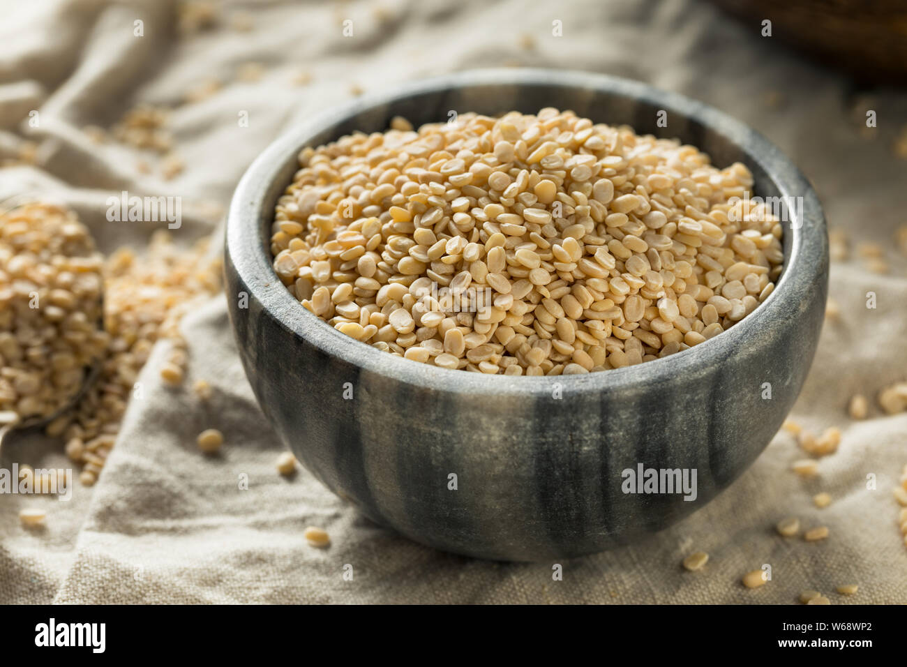 Dry Organic Urad Dal Split Matpe Beans Stock Photo - Alamy