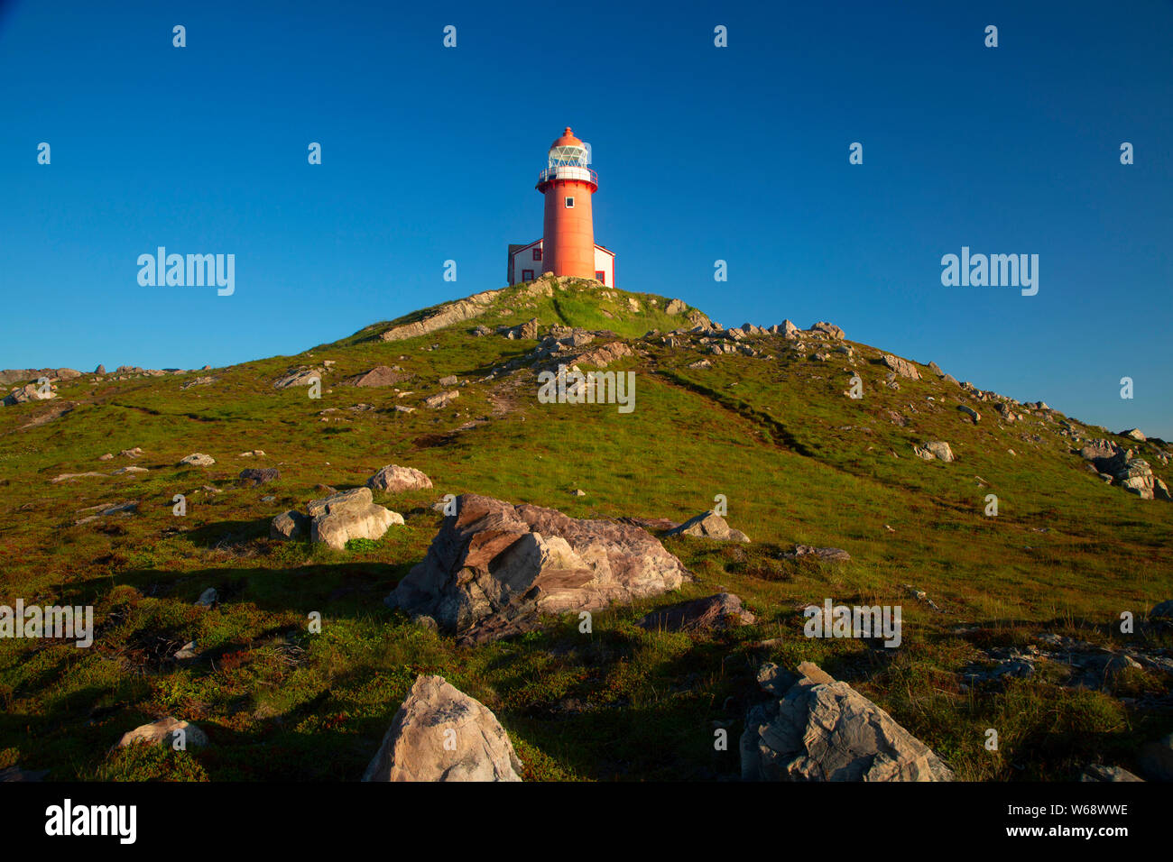 Ferryland Head Lighthouse, Ferryland, Newfoundland and Labrador, Canada ...