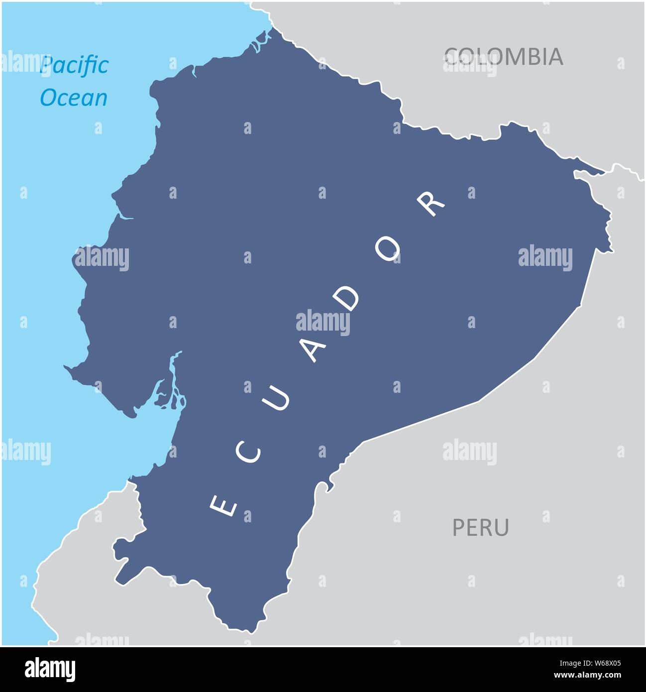 Map latin america vector Stock Vector Images - Alamy