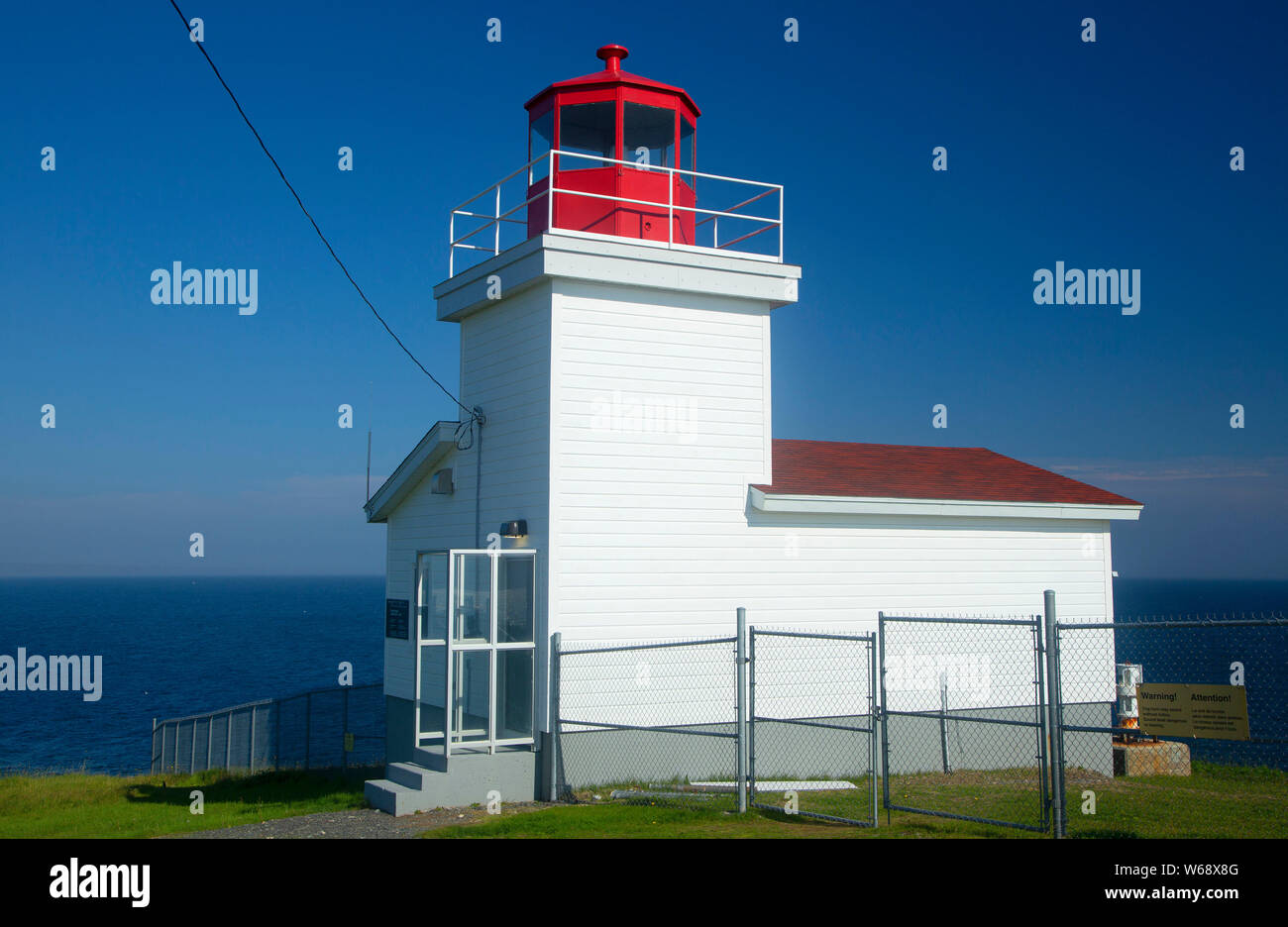 Powles Head Lighthouse, Trepassey, Newfoundland and Labrador, Canada ...