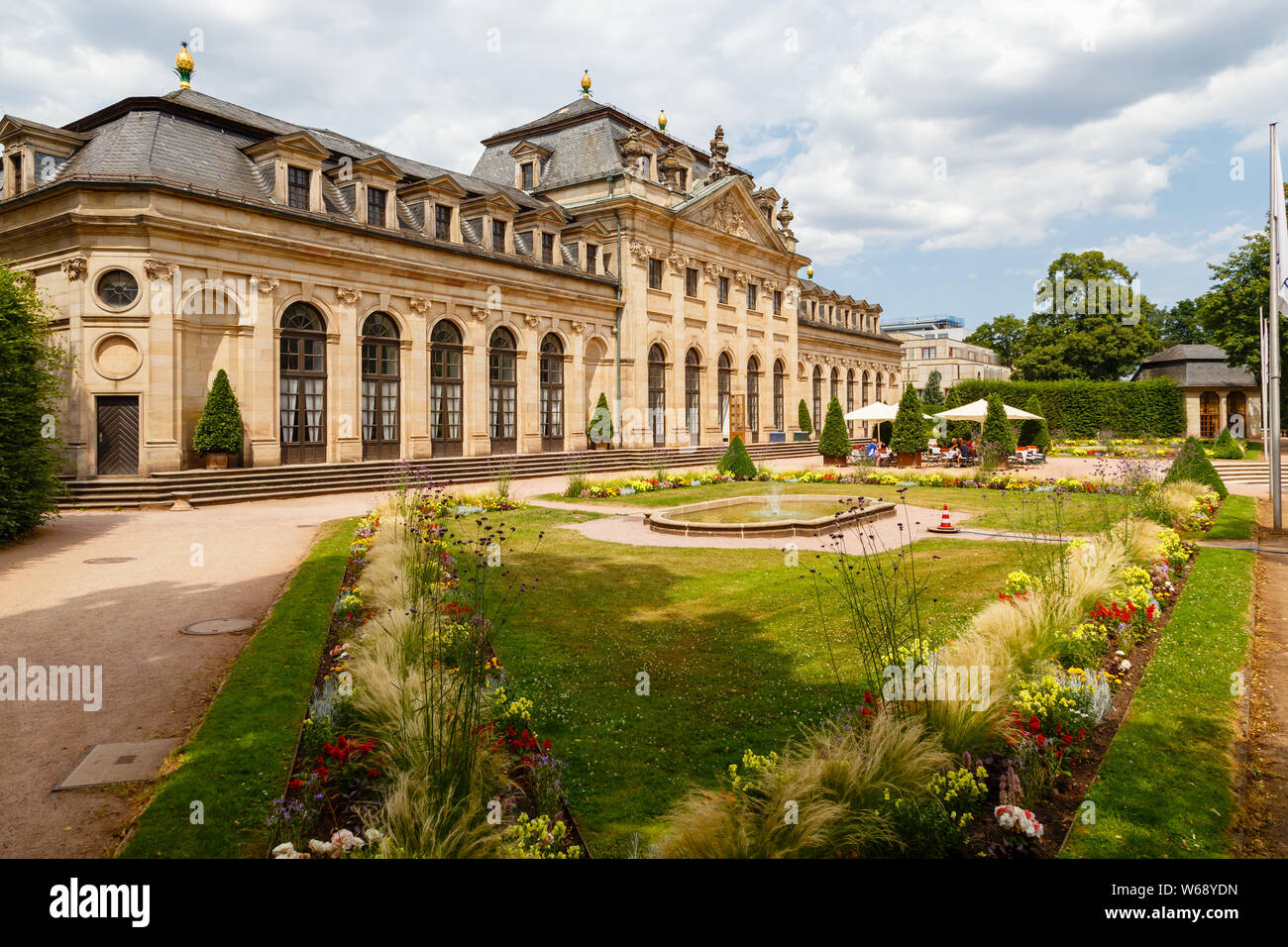 Orangery in Schlossgarten (Castle Garden). Fulda, Germany, 27.07.2019 ...