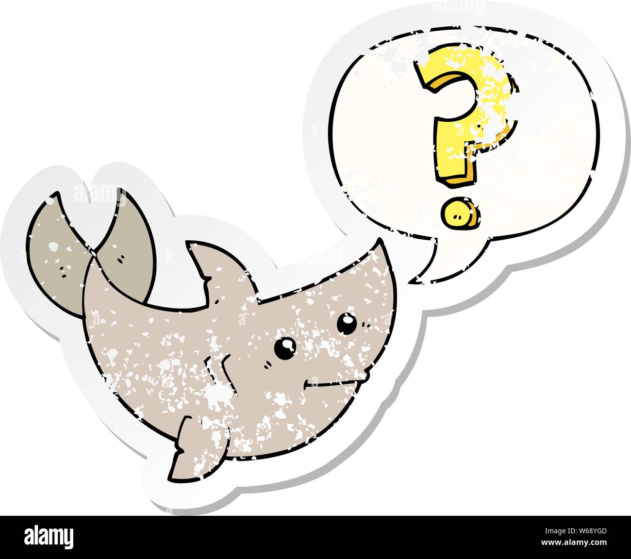 Curious shark Stock Vector Images - Alamy