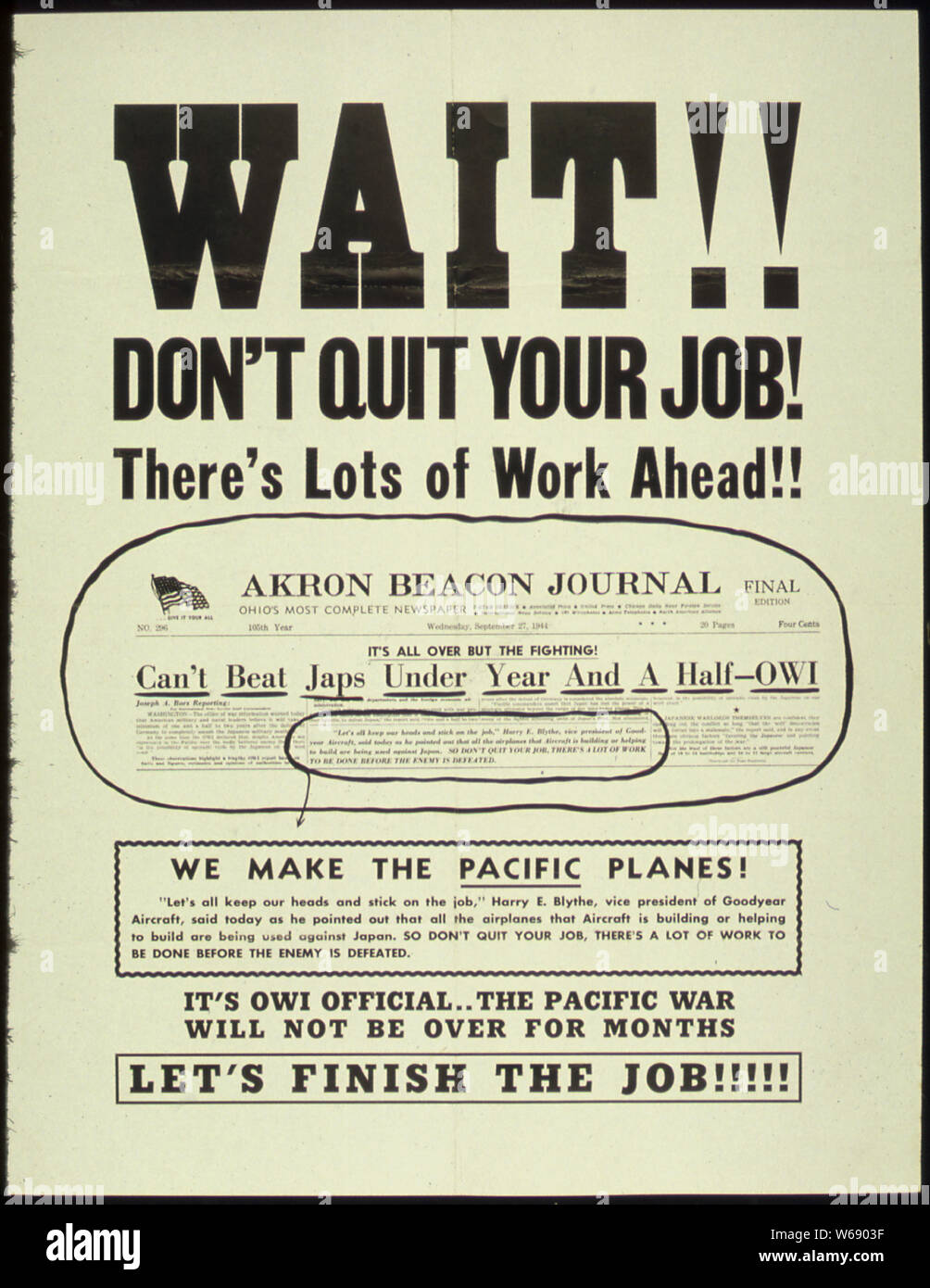 WAIT DON'T QUIT YOUR JOB - THERE'S LOTS OF WORK AHEAD - LETS FINISH THE ...