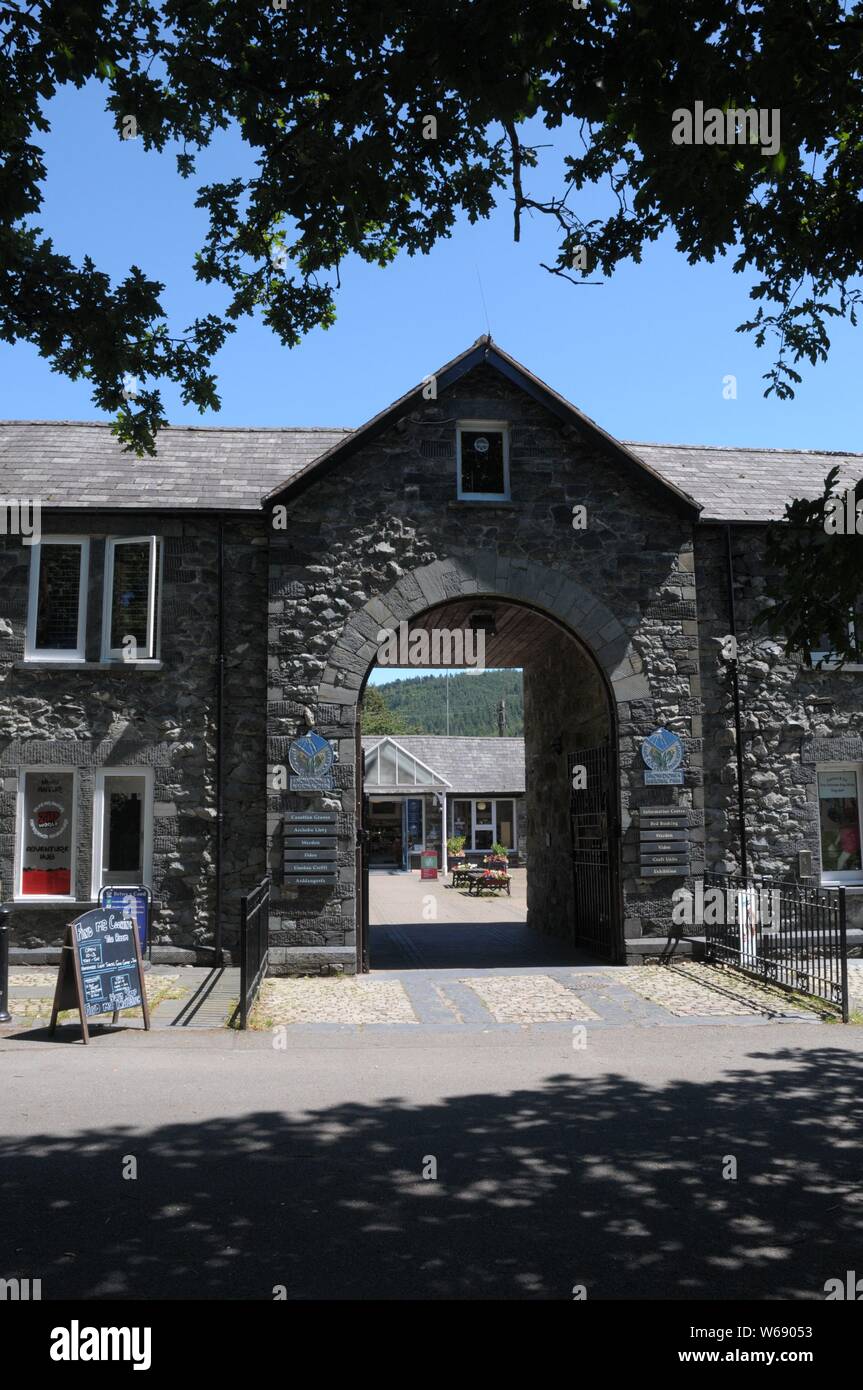 Bettws Y Coed Information Centre Stock Photo - Alamy