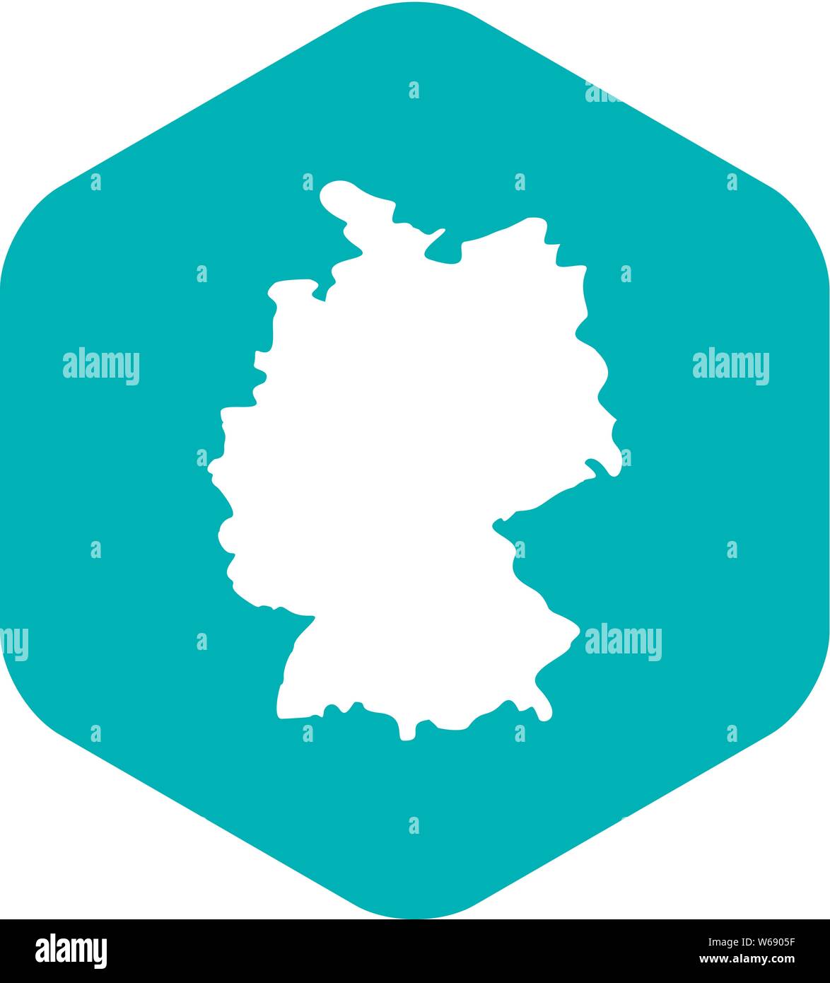Map of Germany icon, simple style Stock Vector Image & Art - Alamy
