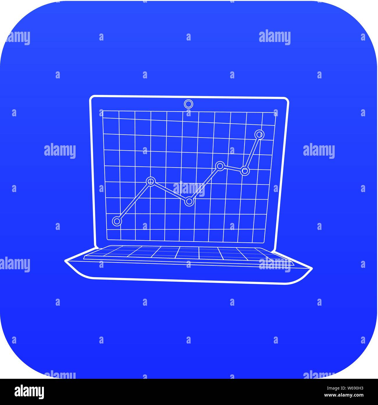 Ascending Blue Arrow Stock Vector Images - Alamy