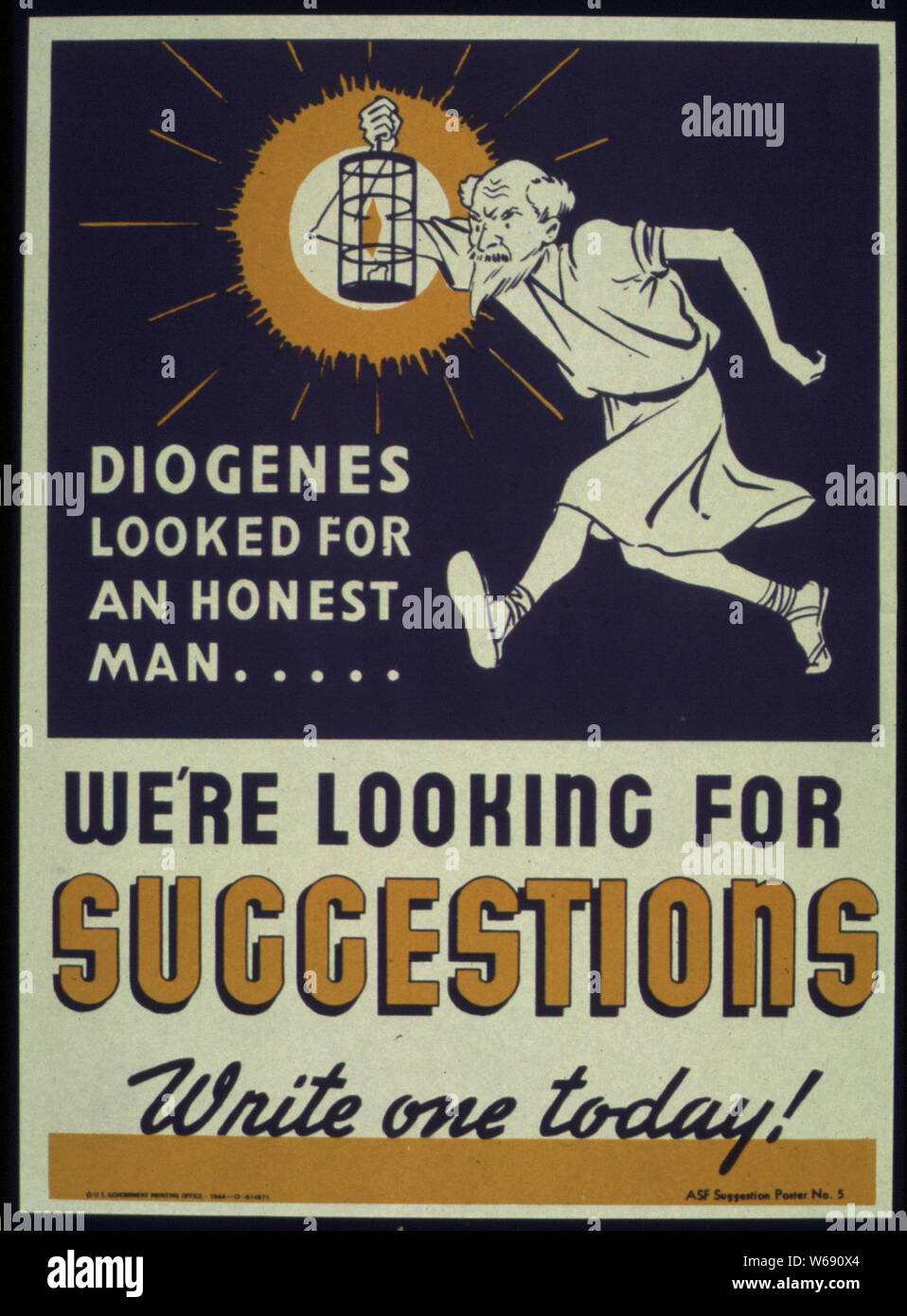 Diogenes looking for an honest man hi-res stock photography and images ...