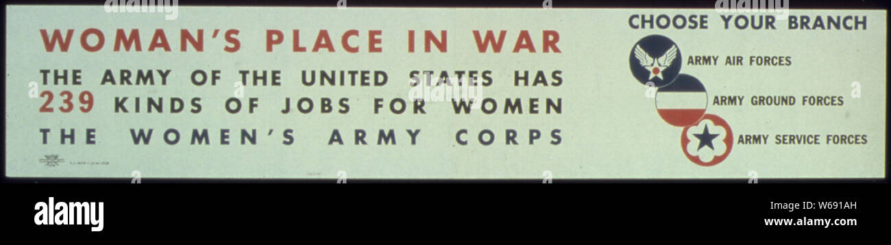 Woman's place in war hi-res stock photography and images - Alamy