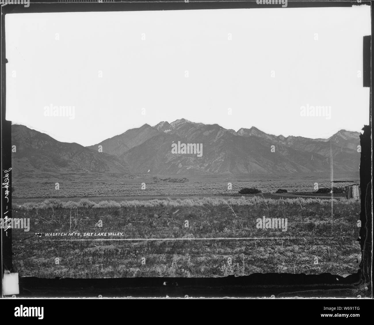Wasatch mountains Black and White Stock Photos & Images - Alamy