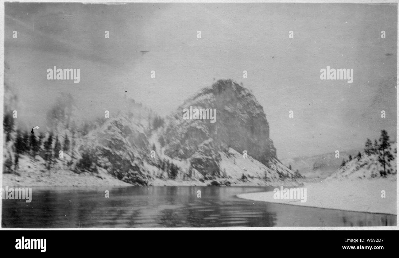 Whitestone Rock, Columbia River; Scope and content: Between 1907 and ...