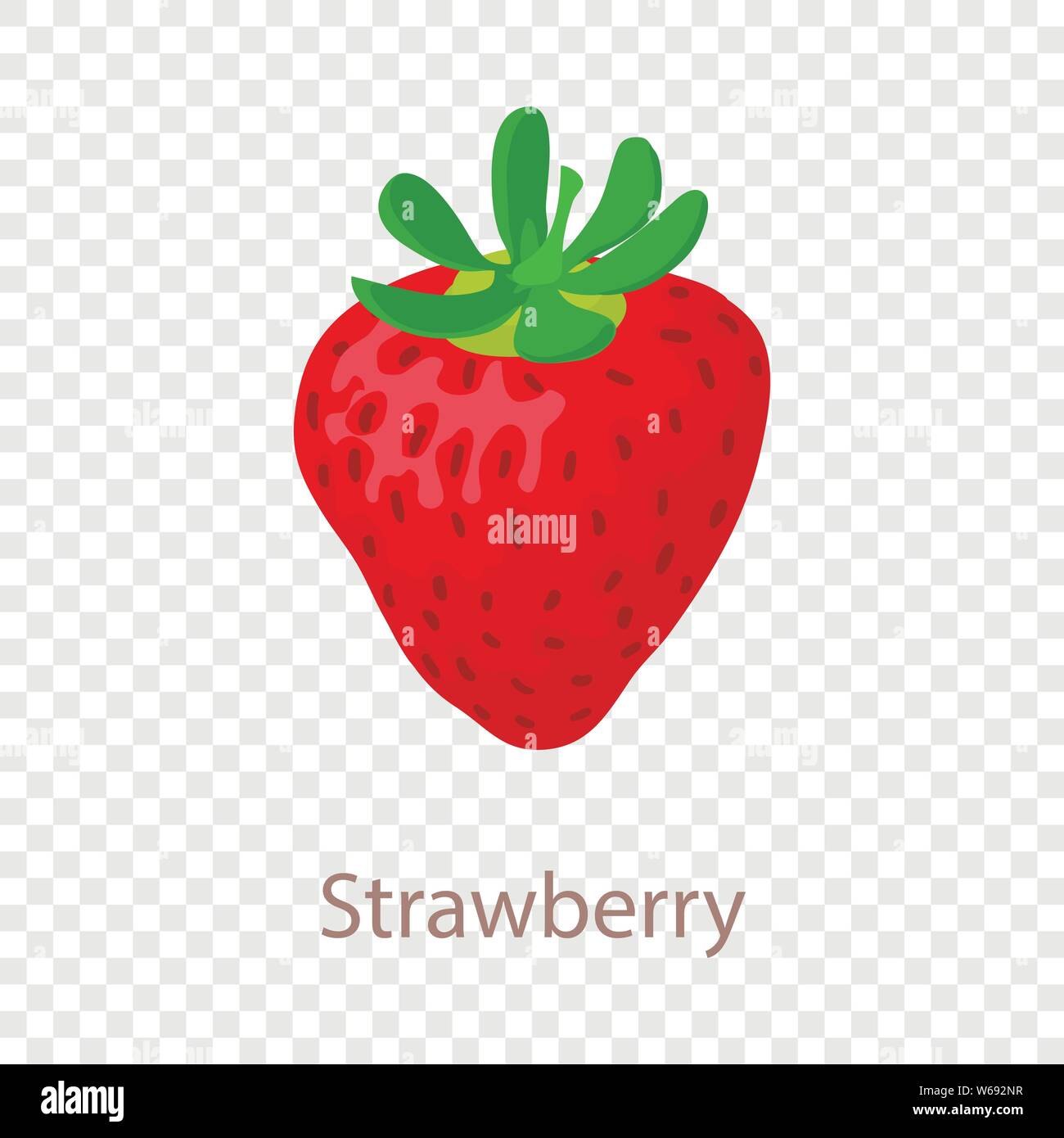 Strawberry icon, isometric 3d style Stock Vector Image & Art - Alamy