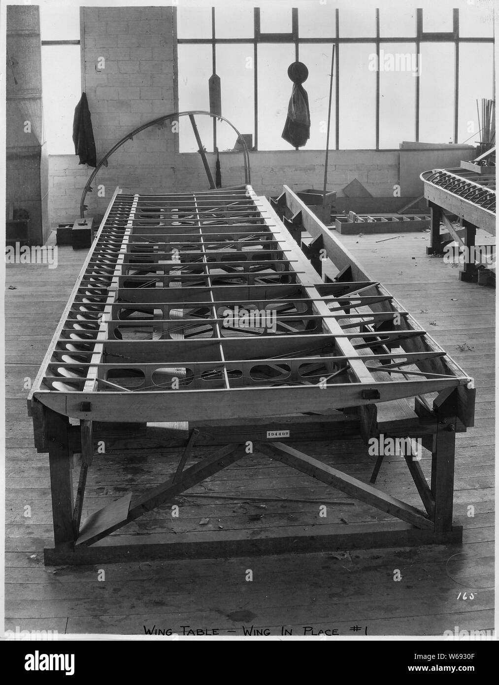 Wing Table, Wing in Place #1; Scope and content: Photographs ...