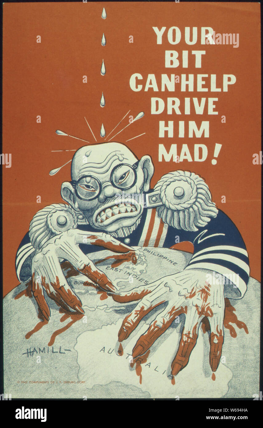 YOUR BIT CAN HELP DRIVE HIM MAD Stock Photo - Alamy