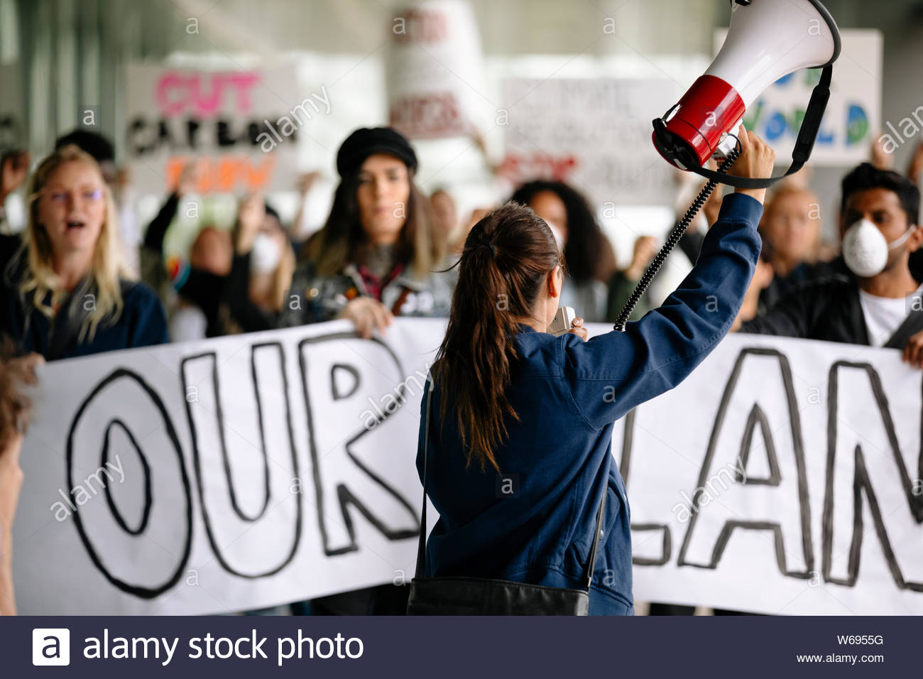 Climate rally poster hi-res stock photography and images - Alamy