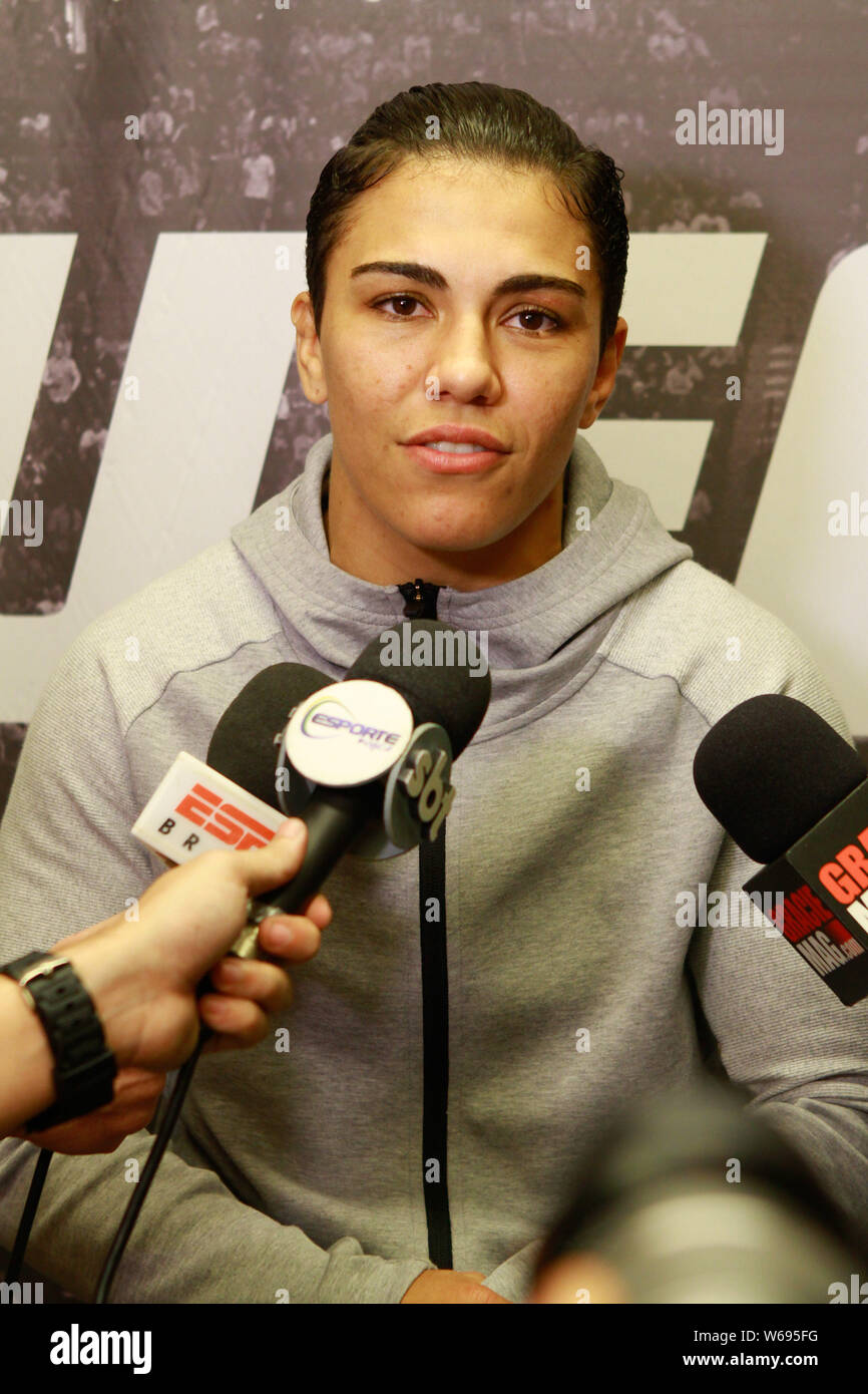 Rio De Janeiro, Brazil. 31st July, 2019. MMA fighter Jessica Andrade ...
