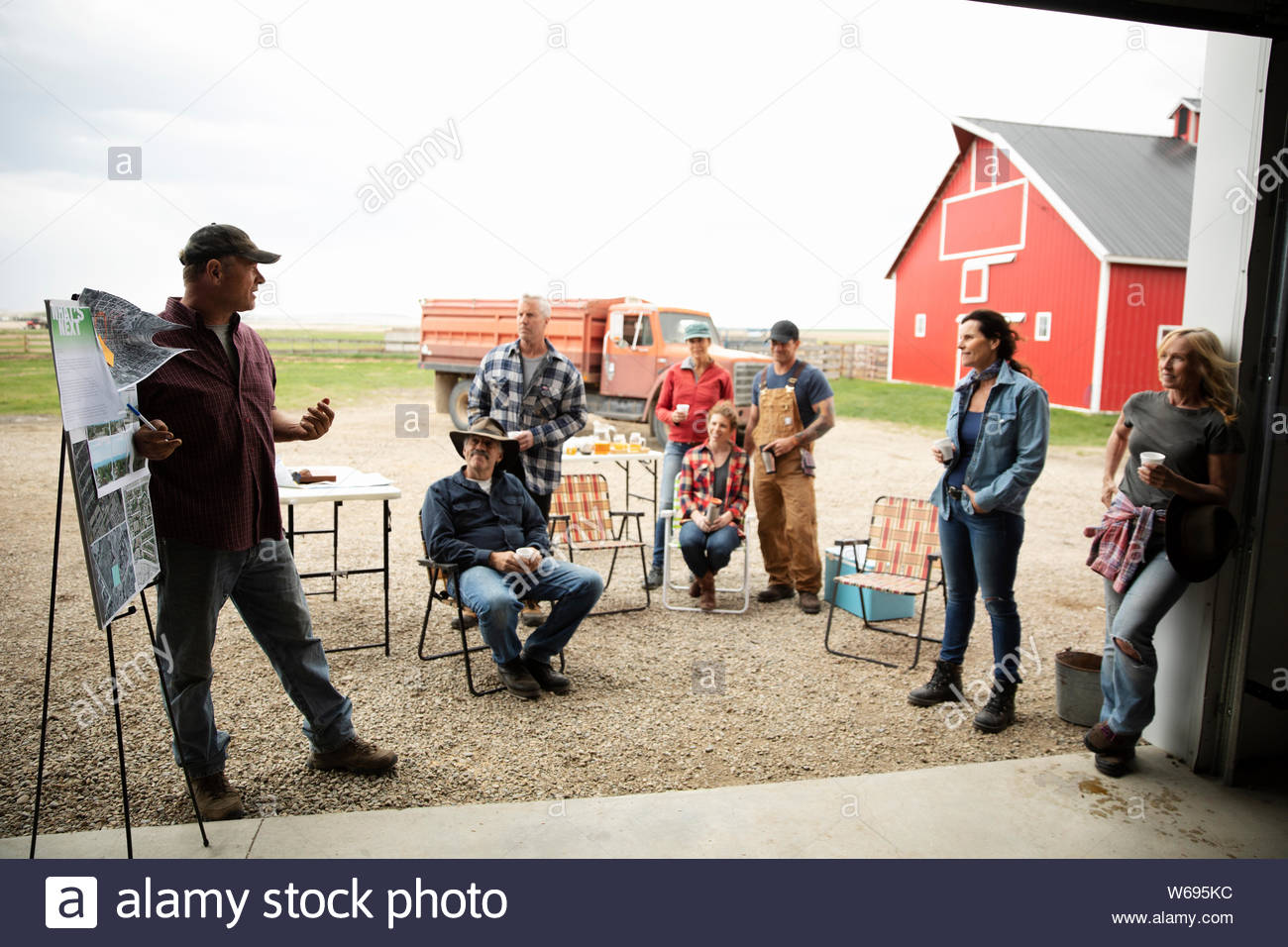 Farmers business meeting hi-res stock photography and images - Alamy