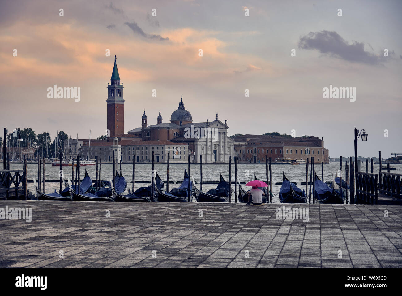 Venice And The Pink Cloud High Resolution Stock Photography and Images ...