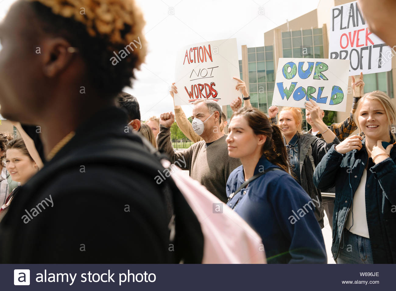 Women climate protest hi-res stock photography and images - Alamy