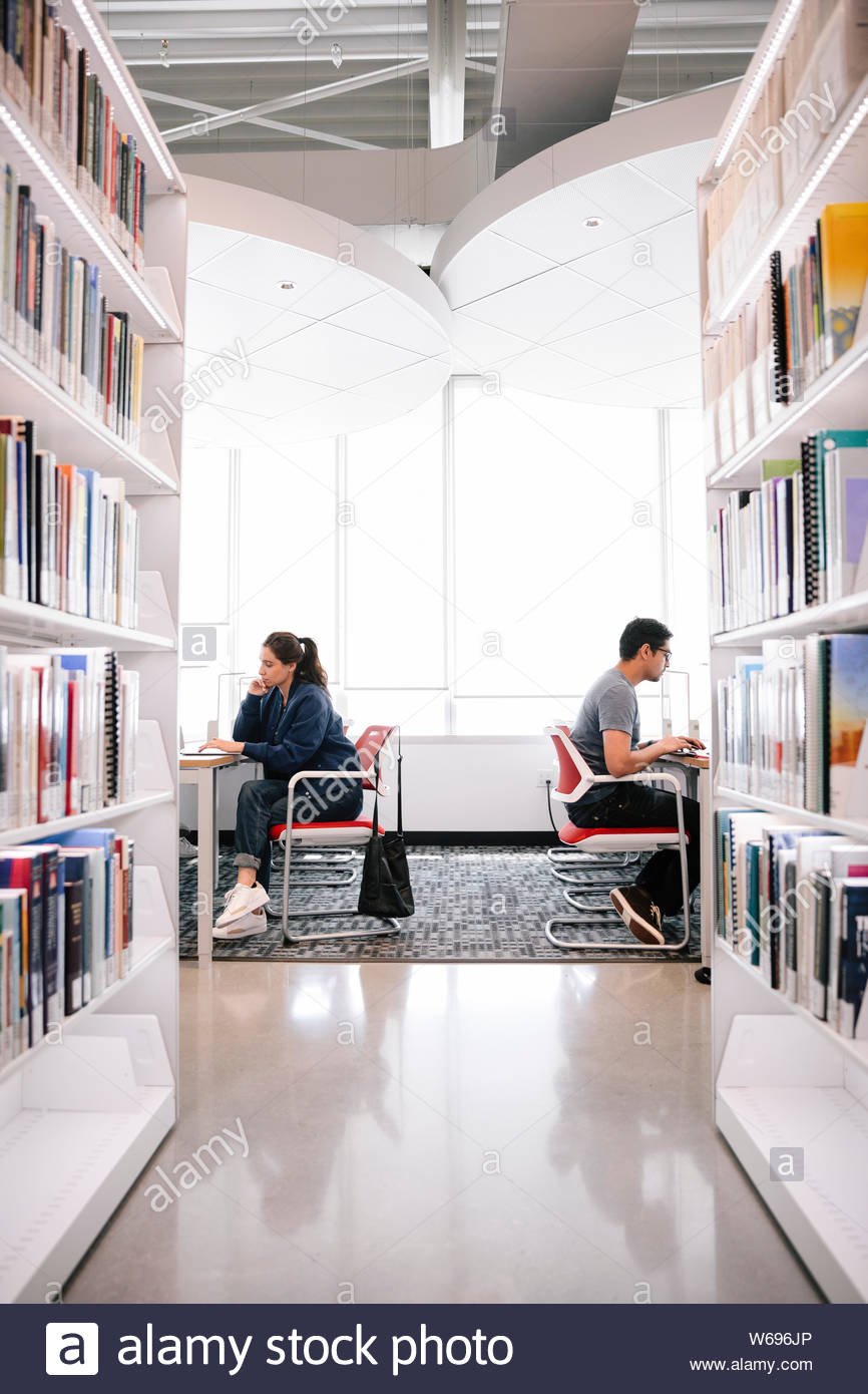People studying library hi-res stock photography and images - Alamy