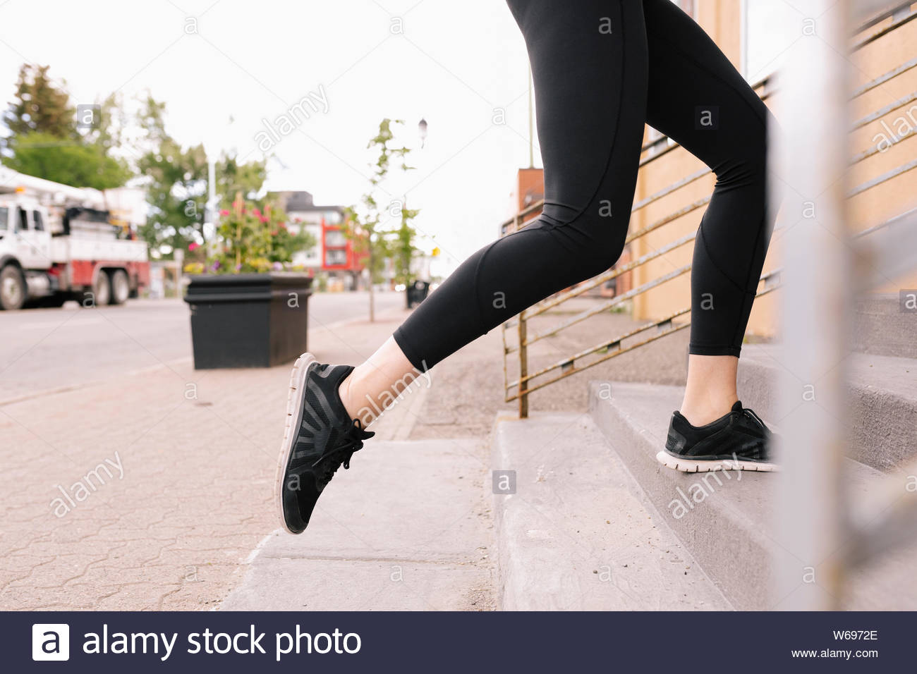 Woman speed walking exercise hi-res stock photography and images - Alamy