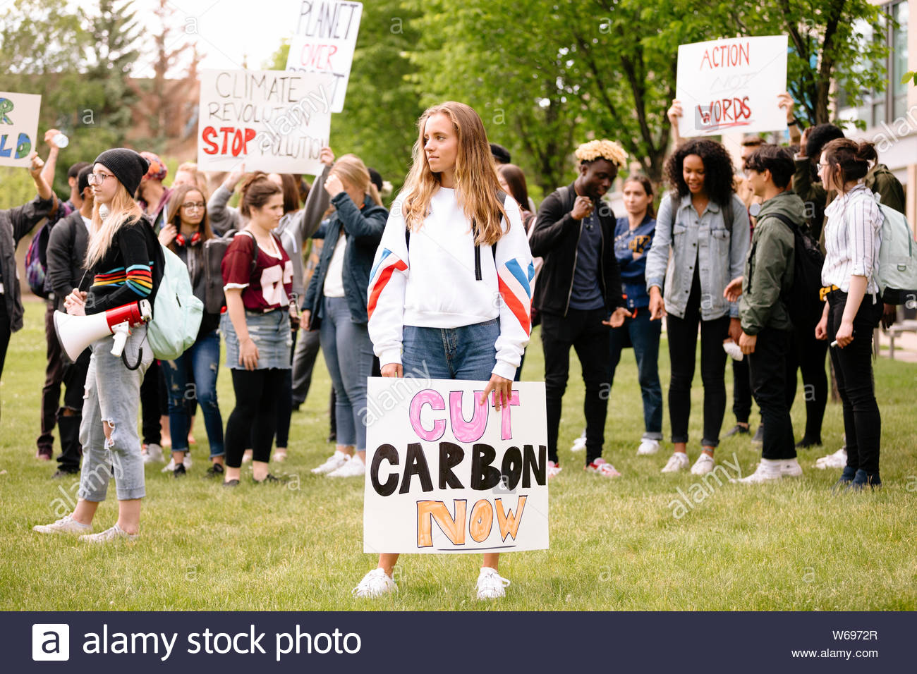 Climate change rally, banner, large hi-res stock photography and images ...