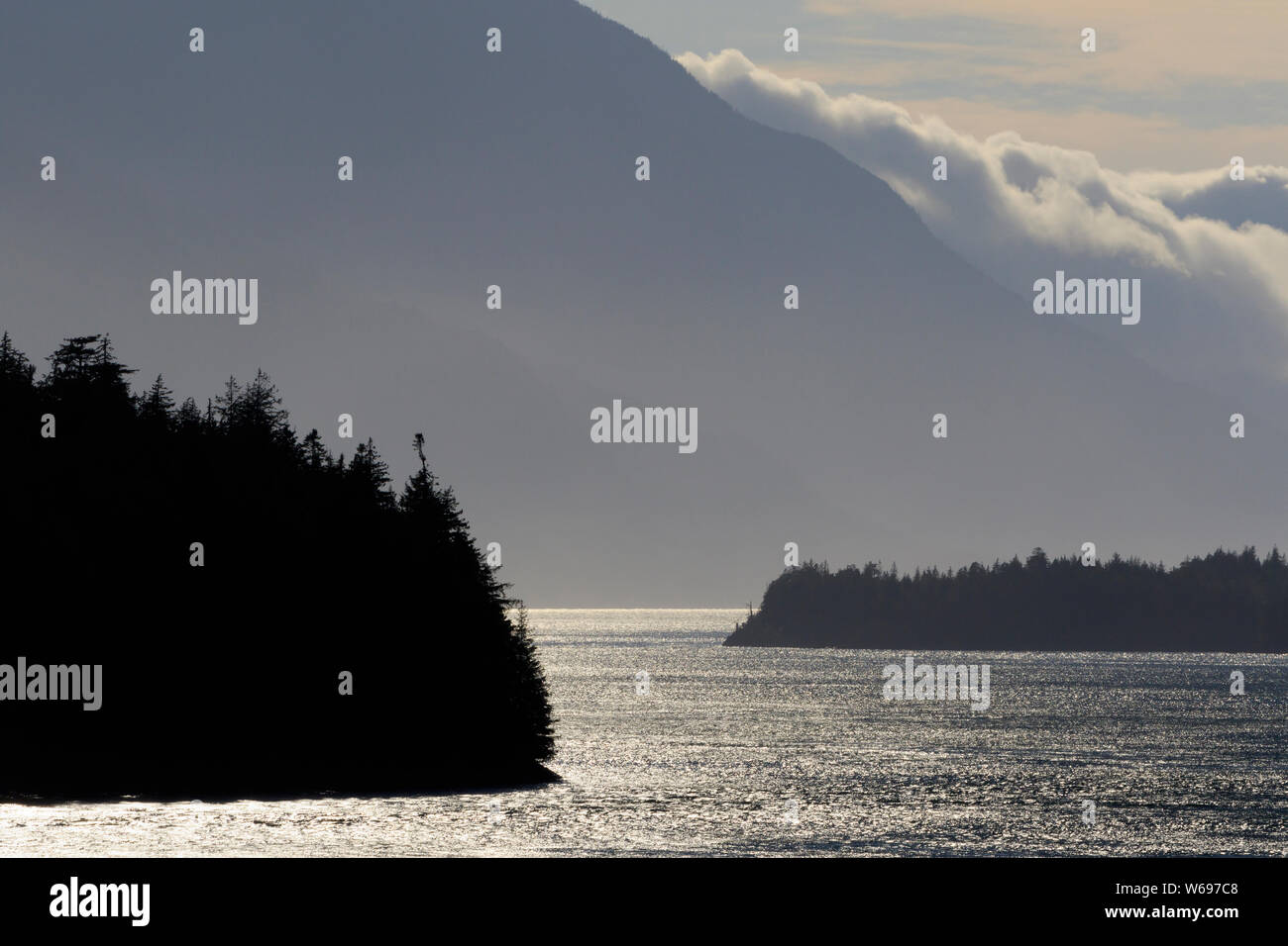 Johnstone Strait Vancouver Island British High Resolution Stock ...