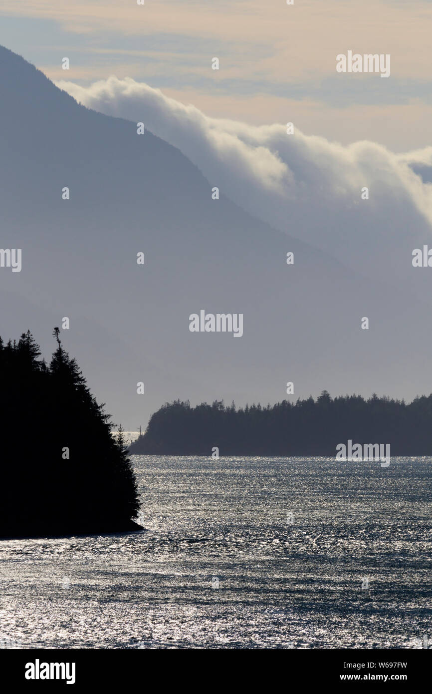 Johnstone Strait, Inside Passage, Vancouver Island, British Columbia ...
