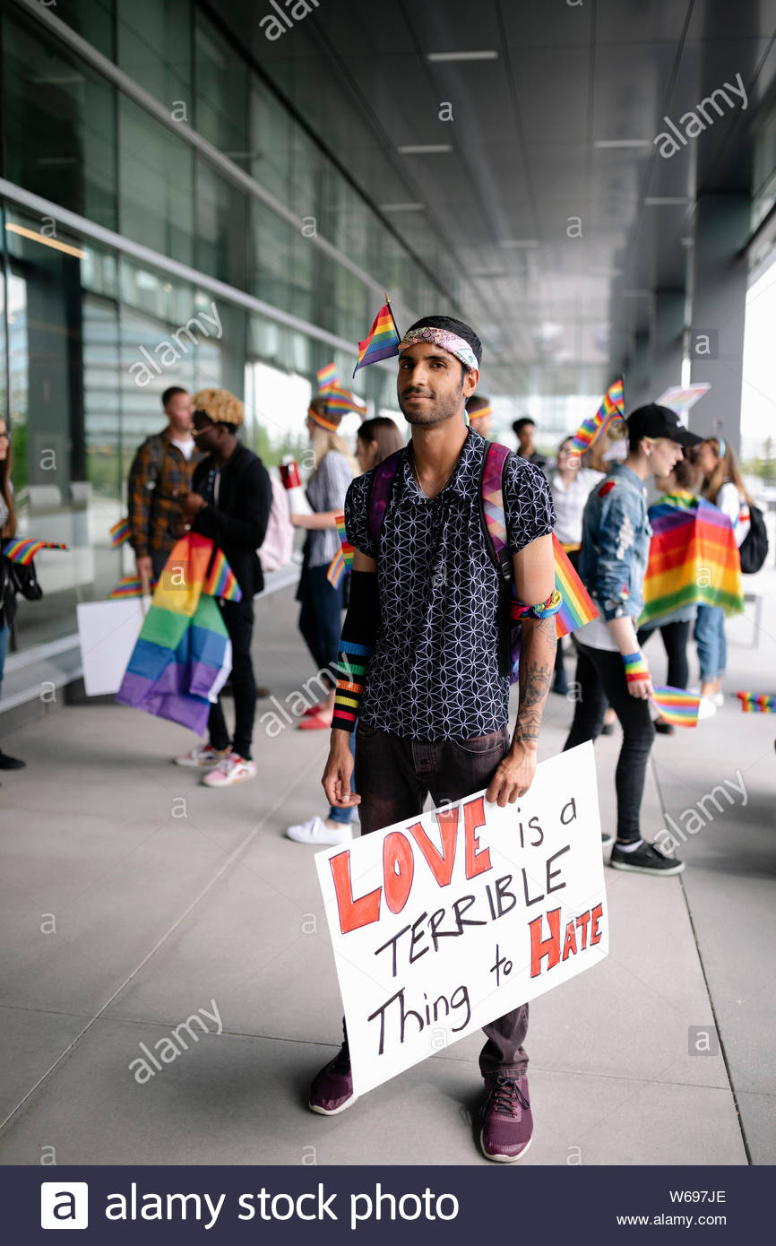 Gay pride rally hi-res stock photography and images - Alamy