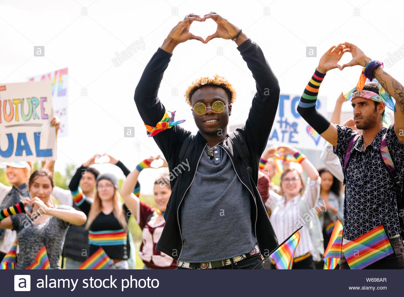 Gay pride parade african american hi-res stock photography and images ...