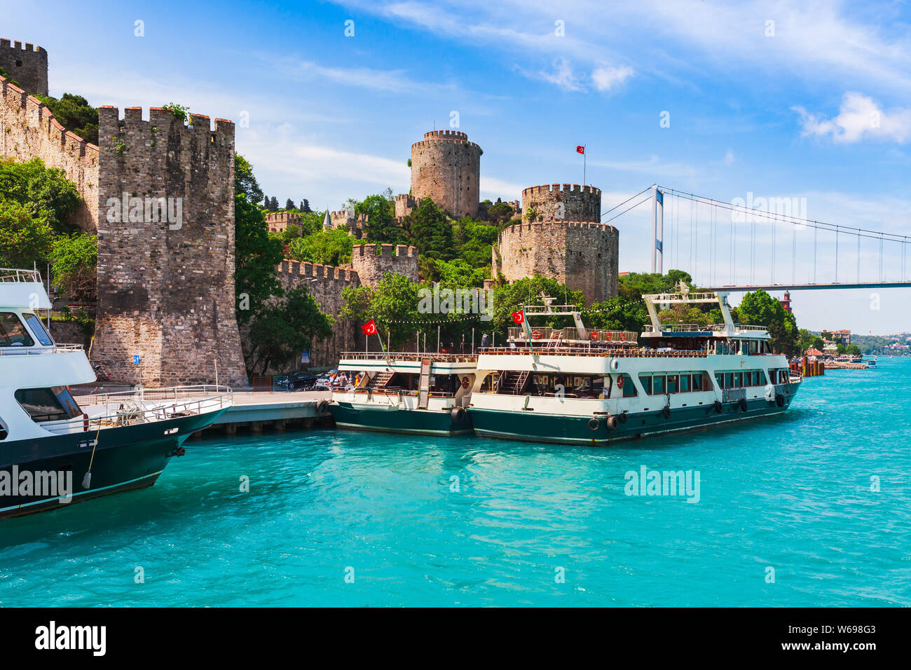 Panoramic view of Istanbul. Panorama cityscape of famous tourist ...