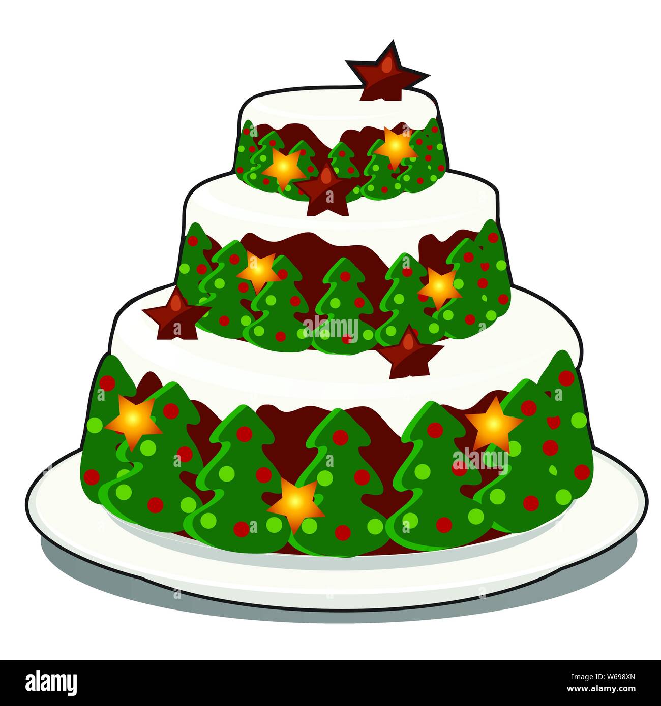 Sample cream on white Stock Vector Images - Alamy