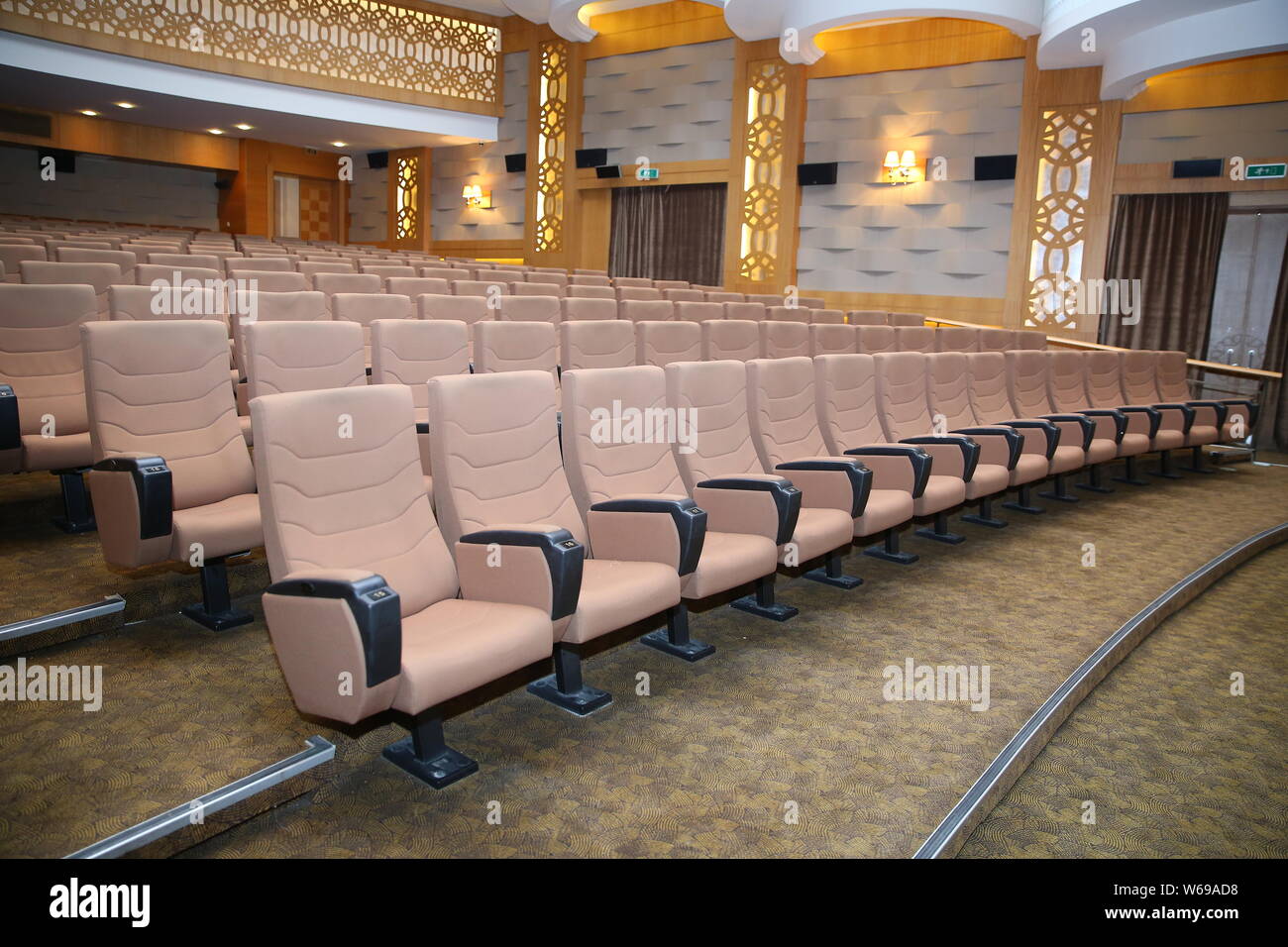 Traditional classically regal ornate rounded wood armed formal plush ...