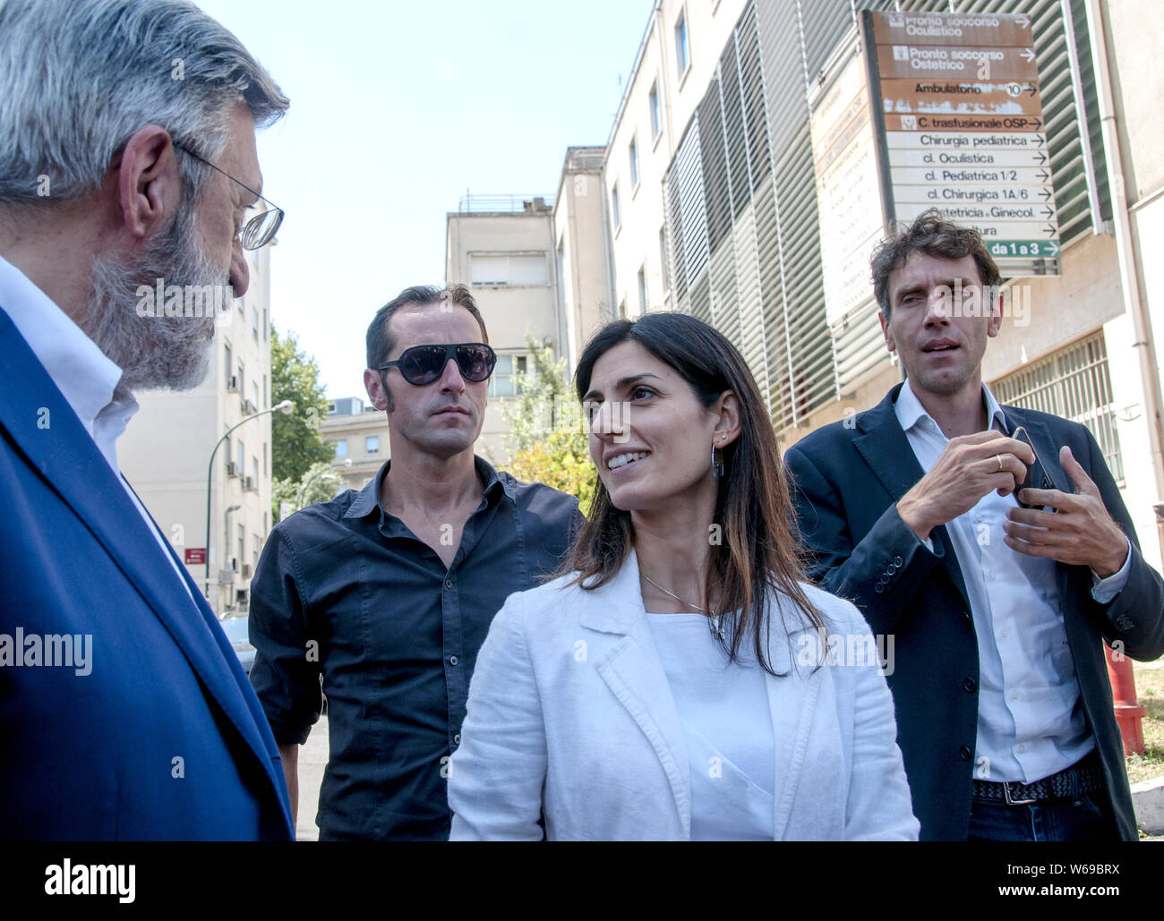 Rome, Italy. 31st July, 2019. The mayor of Rome, Virginia Raggi ...