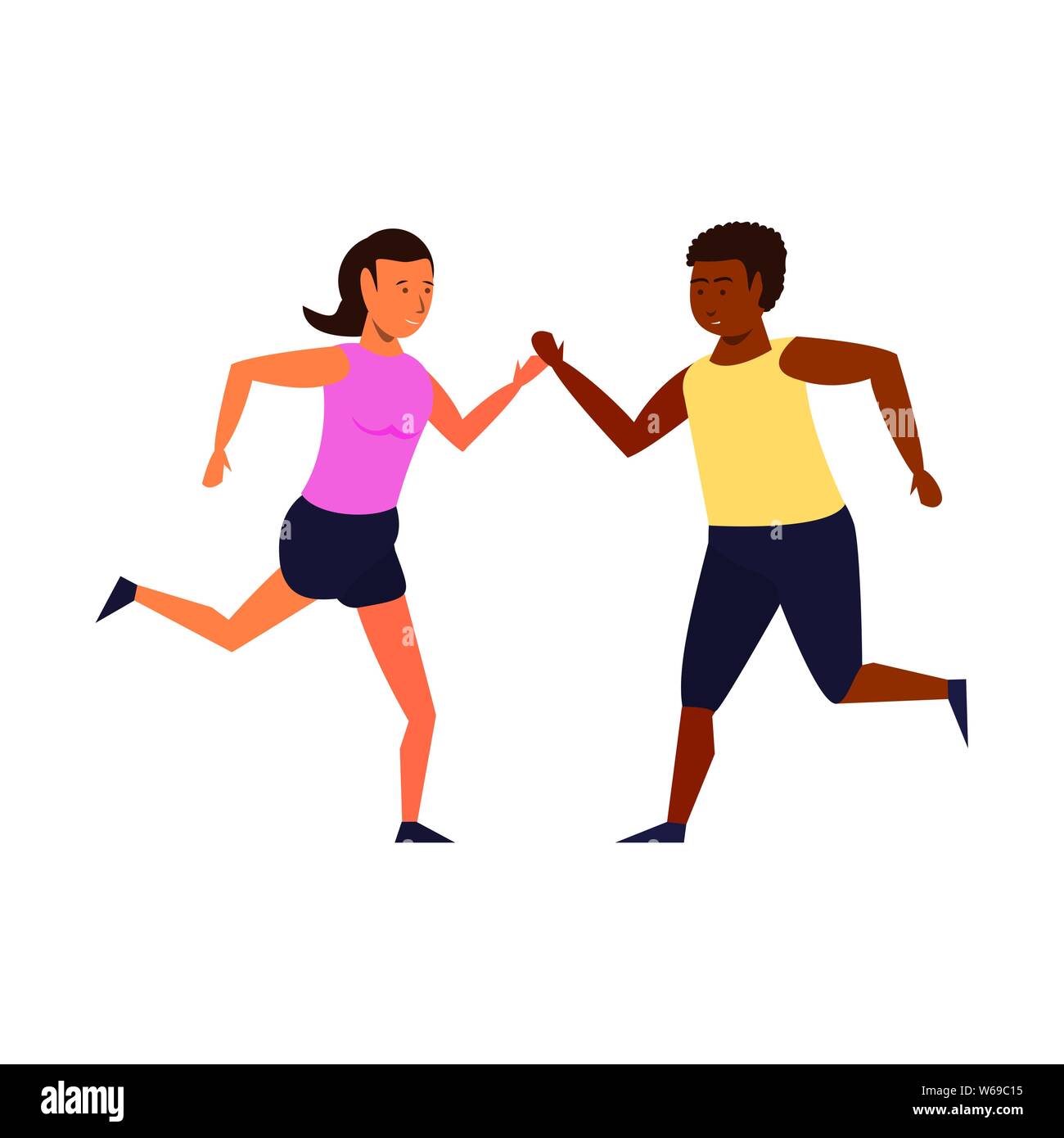 fitness sport exercise lifestyle cartoon Stock Vector Image & Art - Alamy
