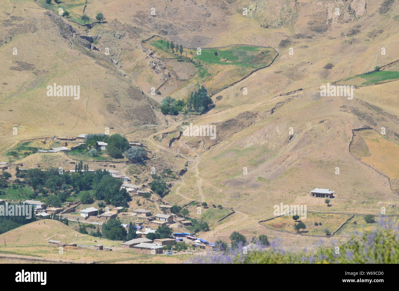 Arid landscapes in the Hissar mountains, a nature reserve within the ...