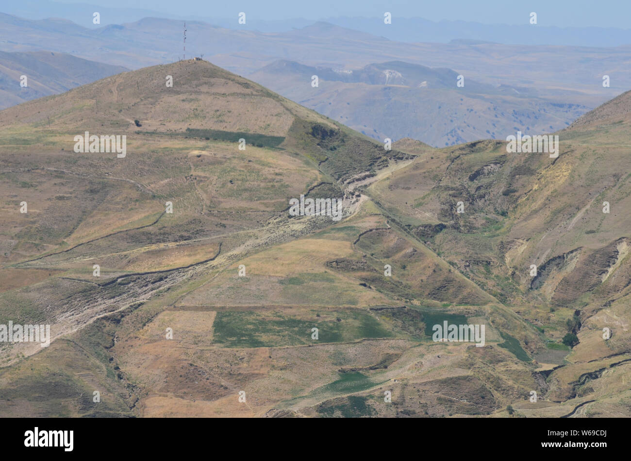 Arid landscapes in the Hissar mountains, a nature reserve within the ...