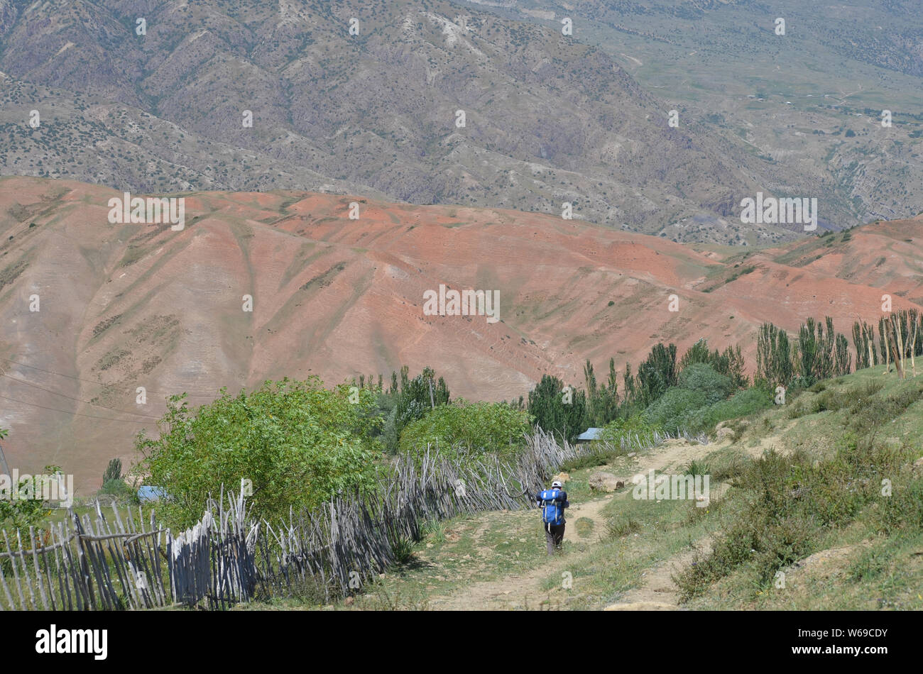 Arid landscapes in the Hissar mountains, a nature reserve within the ...