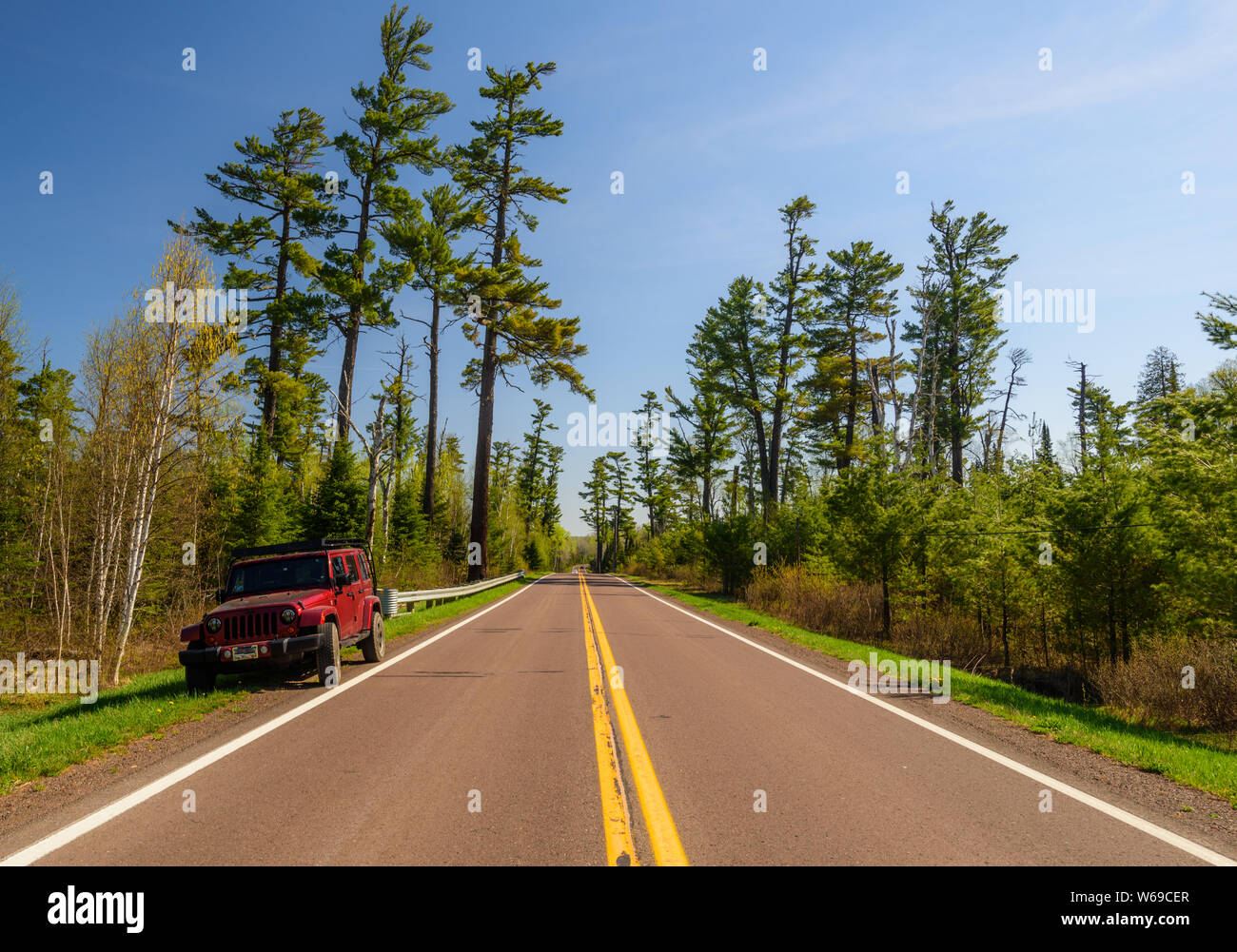Exploring Northern Minnesota Stock Photo - Alamy