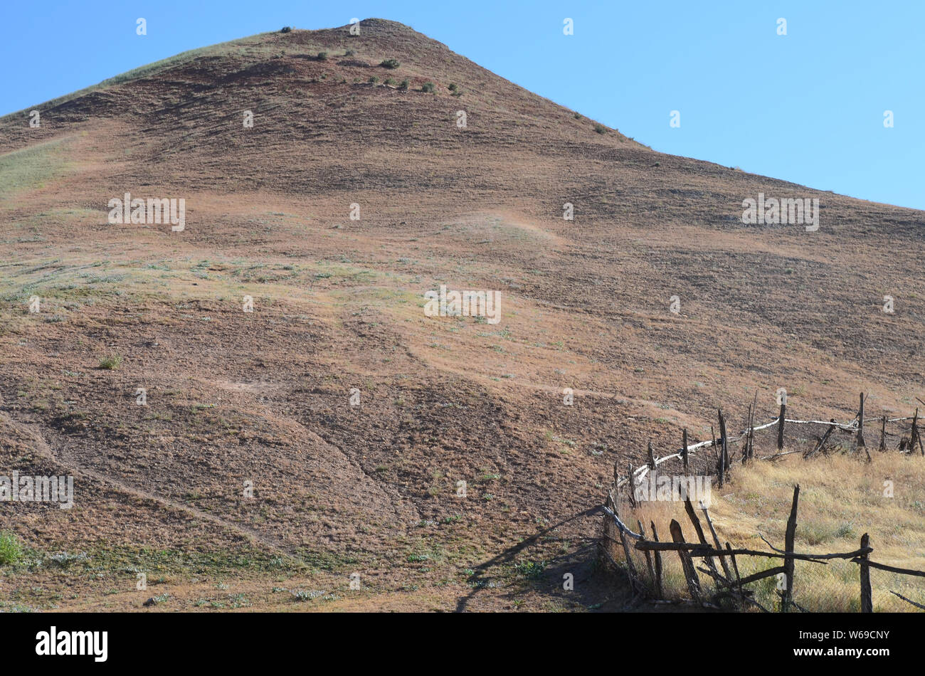 Arid landscapes in the Hissar mountains, a nature reserve within the ...