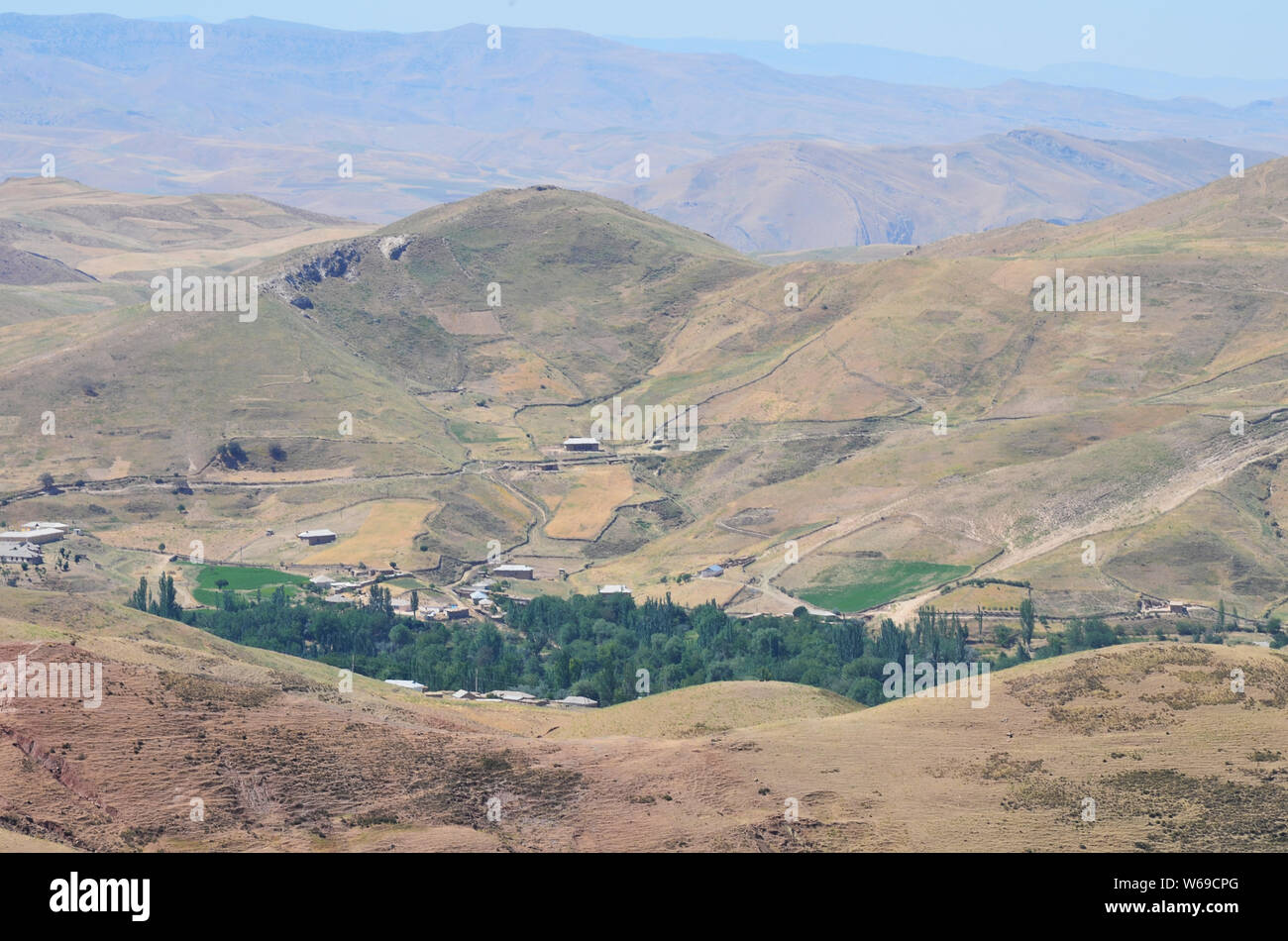 Arid landscapes in the Hissar mountains, a nature reserve within the ...