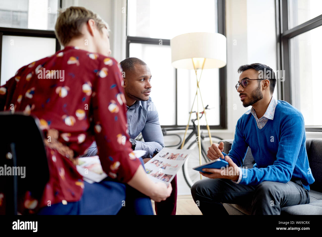 Indian team meeting hi-res stock photography and images - Alamy