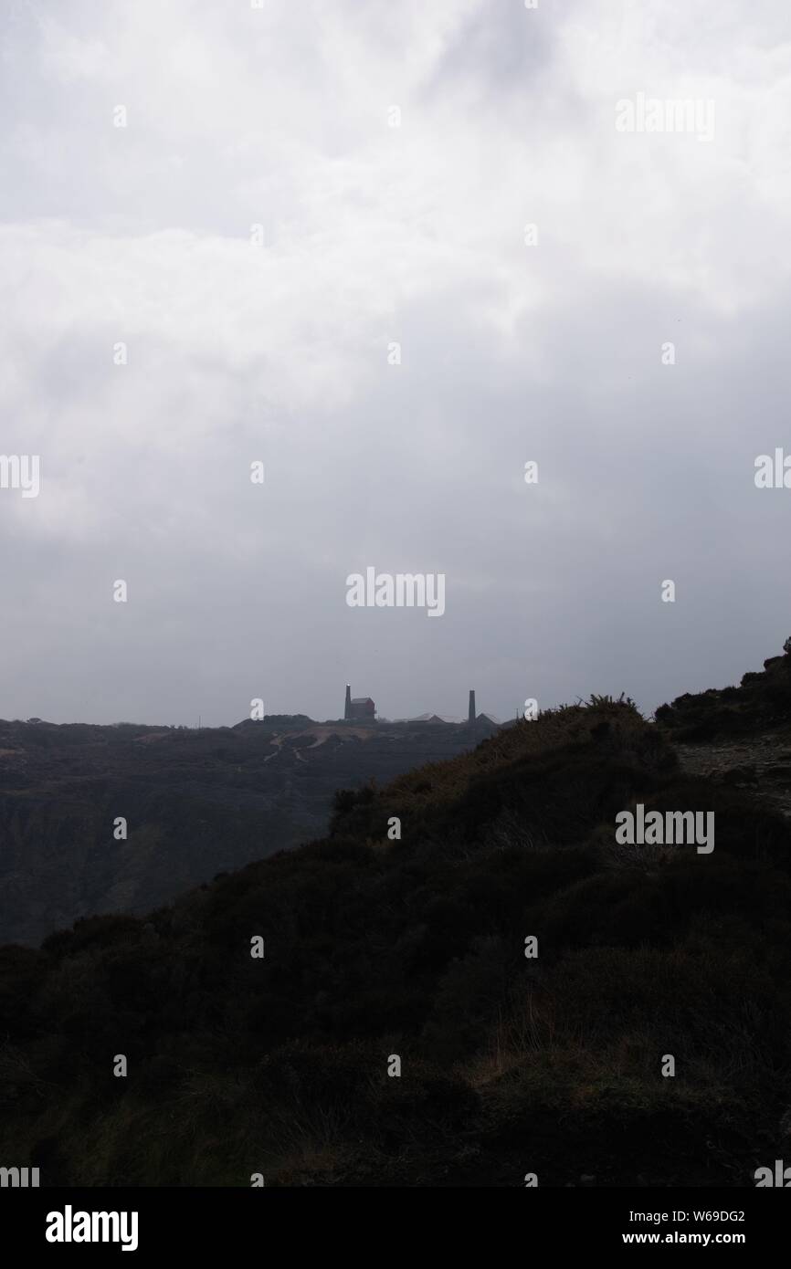 Mining Engine Pump House, Trevaunance Cove, St Agnes, Cornwall, UK ...