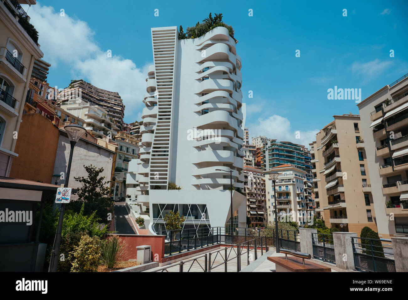 Monaco palace steps hi-res stock photography and images - Alamy