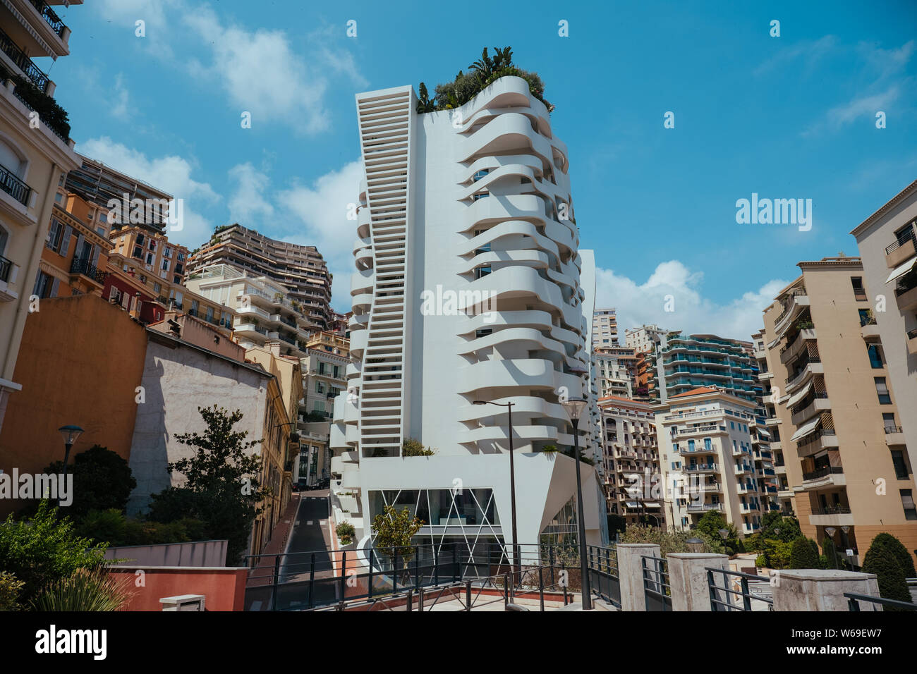 Monaco palace steps hi-res stock photography and images - Alamy