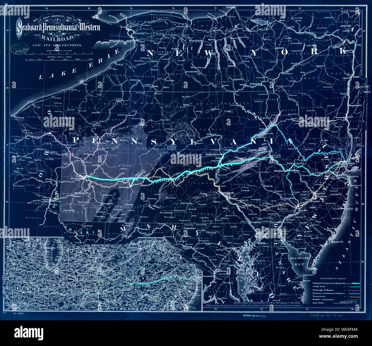 Western united states road map hi-res stock photography and images - Alamy