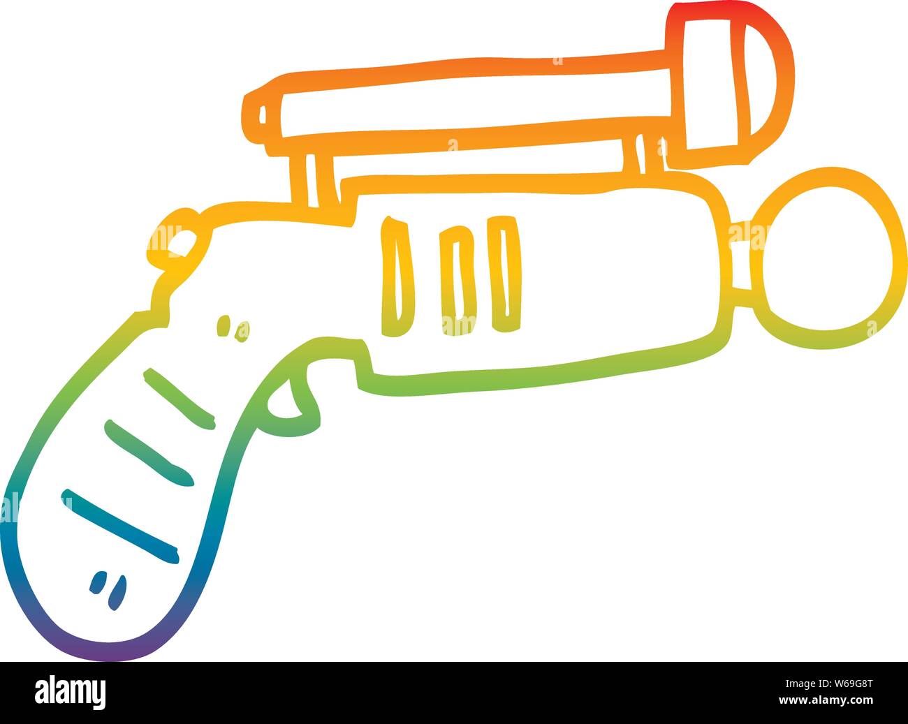 Rainbow gun Stock Vector Images - Alamy
