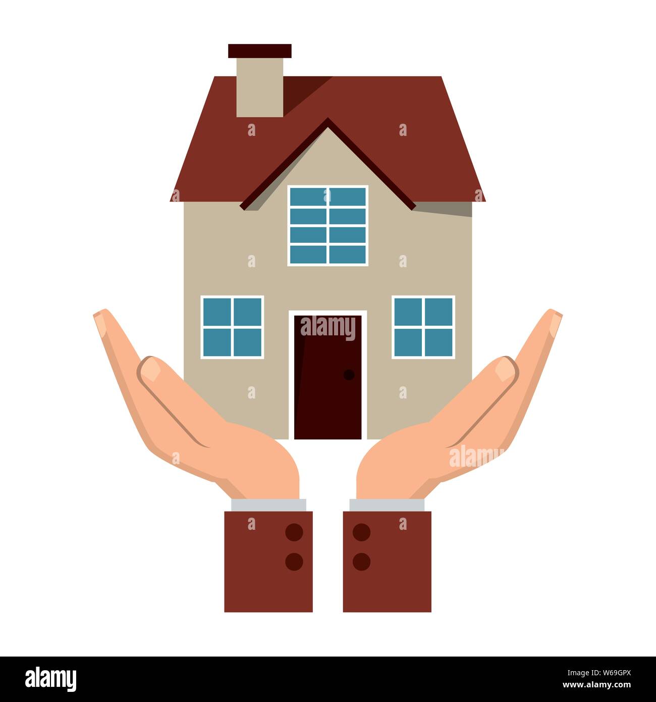 insurance protection risk security cartoon Stock Vector Image & Art - Alamy