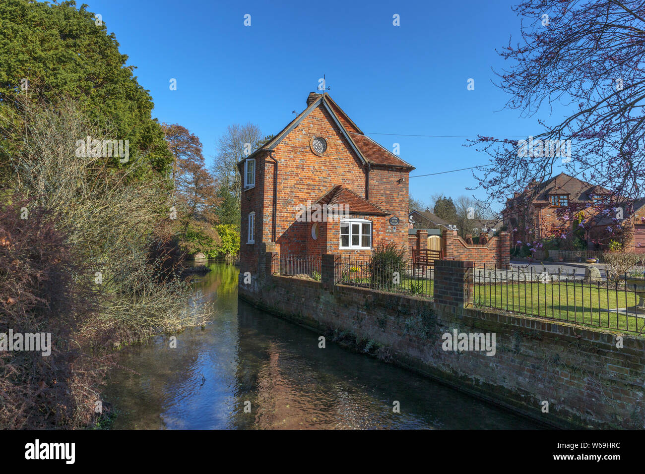 Forge Cottage, a pretty traditional brick built house on the riverbank ...