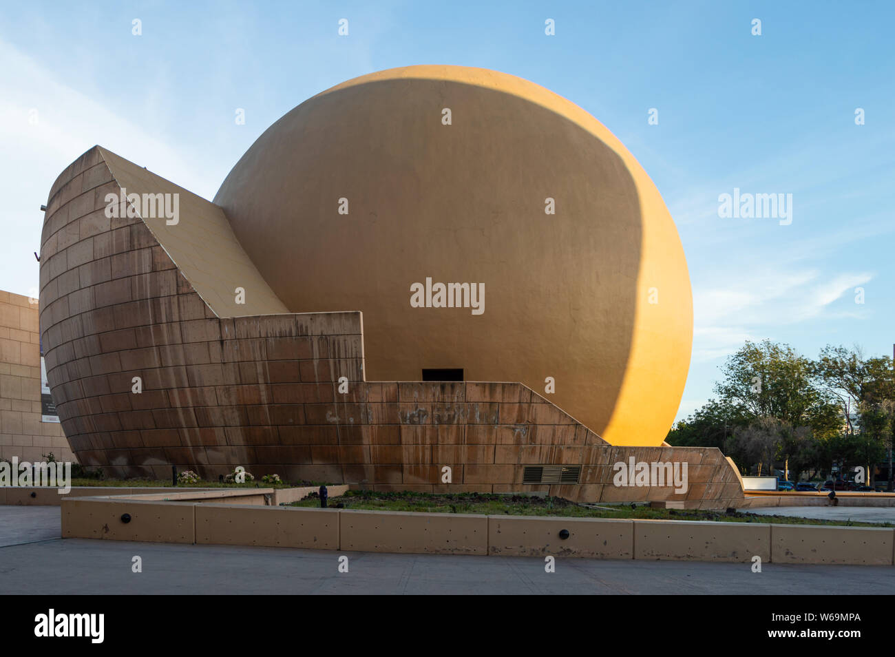 TIJUANA, BAJA CALIFORNIA / MEXICO, JULY 28 2019: View of the IMAX dome ...